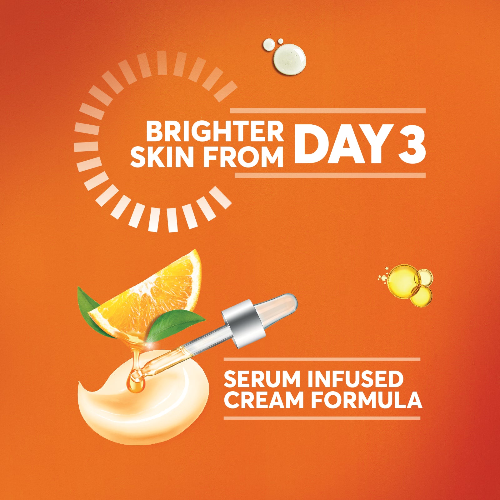 Brightening Vitamin C Orange Face Serum Infused Cream 50g – Himalaya ...