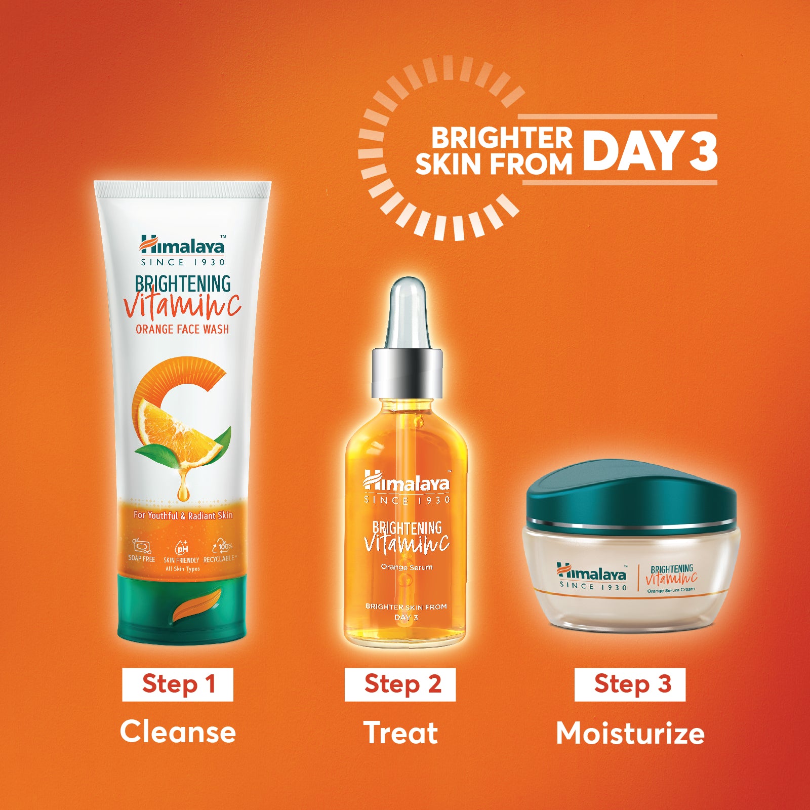 Brightening Vitamin C Orange Face Serum Infused Cream 50g – Himalaya Wellness (South Africa)