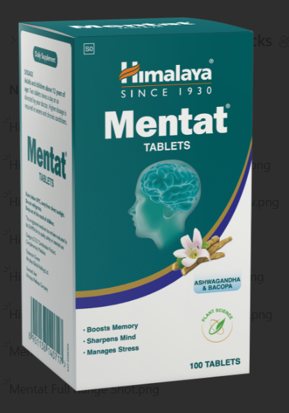Himalaya Mentat 100 Tablets | For a sharp and focused mind – Himalaya ...