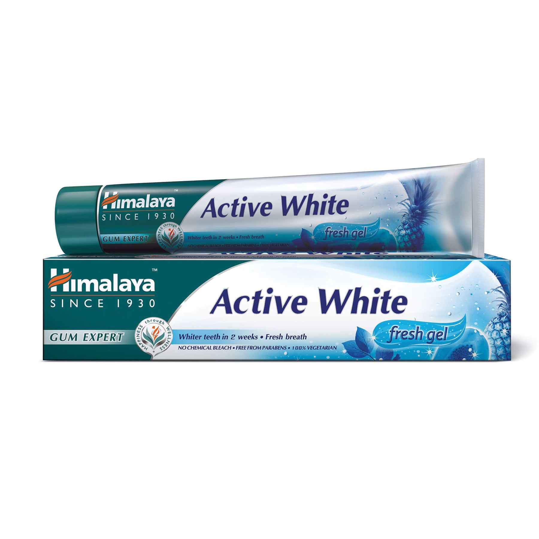Active White Herbal Gel Toothpaste 75ml – Himalaya Wellness (South Africa)